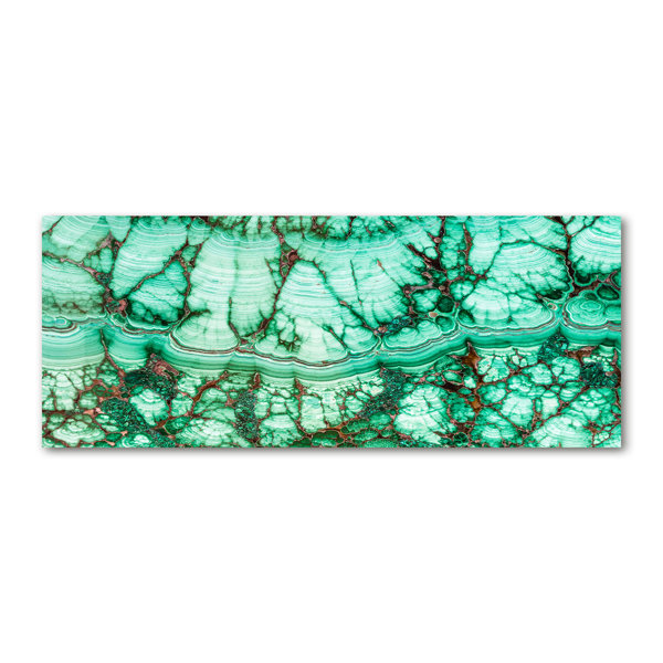 Ivy Bronx Canvas Print - Wall Art - Prints On Canvas - 125X50 Image Picture Theme: Malachite ...